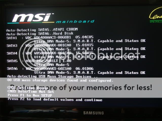 [SOLVED]Wrong BIOS settings - Processors, Motherboards and Memory ...